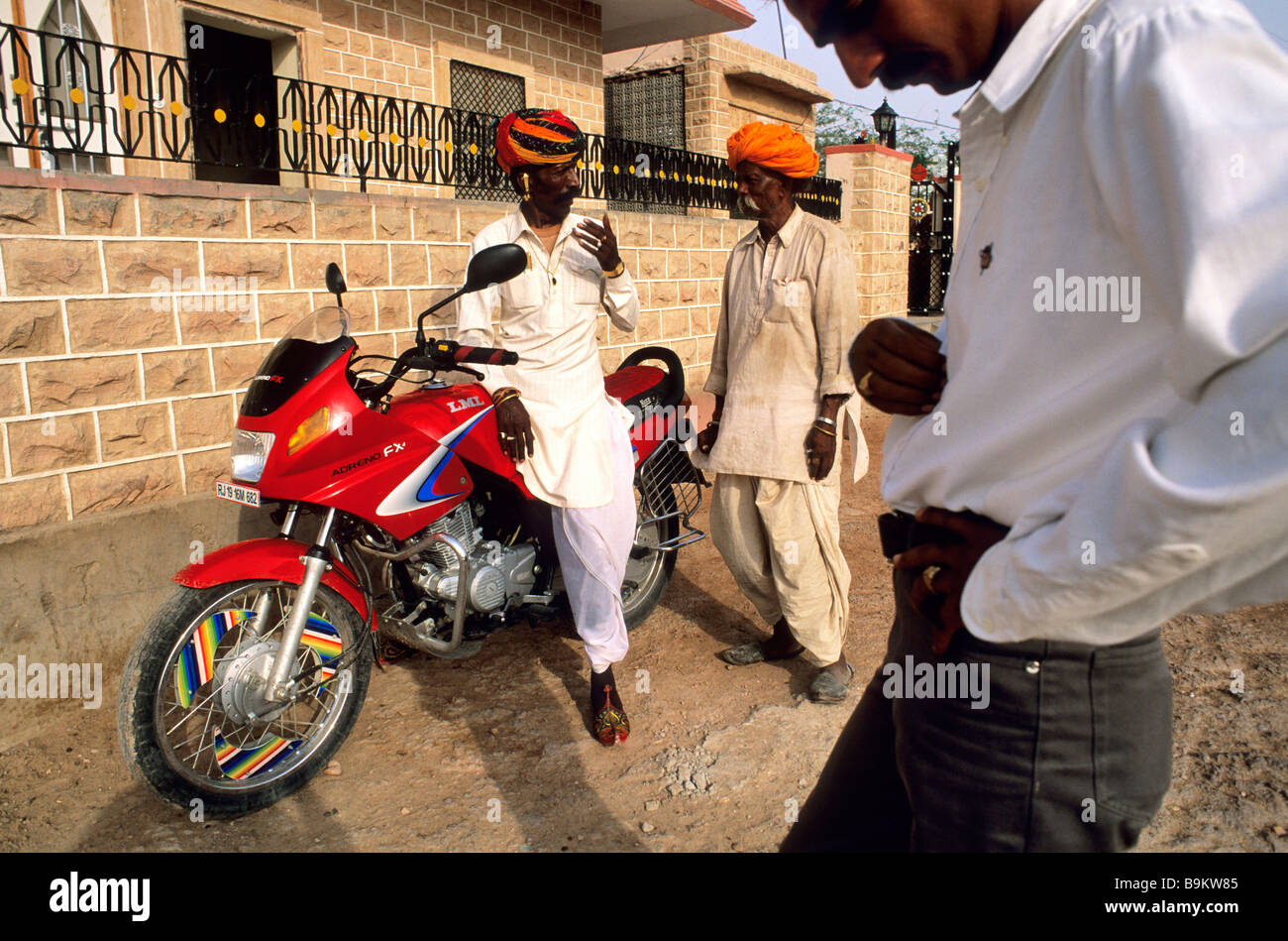 Motorcycle indian man front hi-res stock photography and images - Alamy