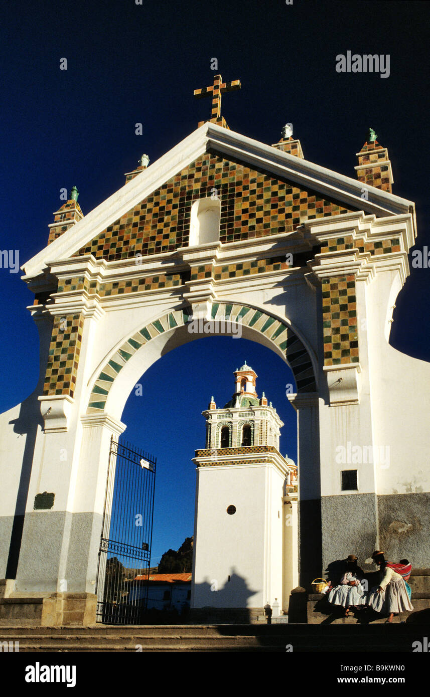 Bolivia, La Paz Department, Manco Kapac Province, Copacabana, Nuestra ...