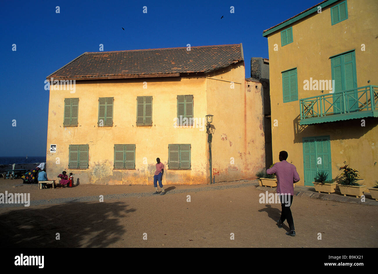 Senegal, Ile de Goree, classified as World Heritage by UNESCO Stock ...