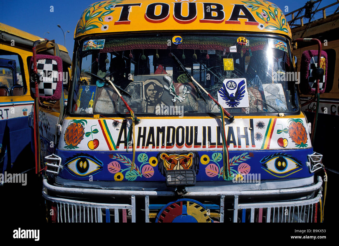 Senegal, Dakar, bus station, public transportation Stock Photo - Alamy