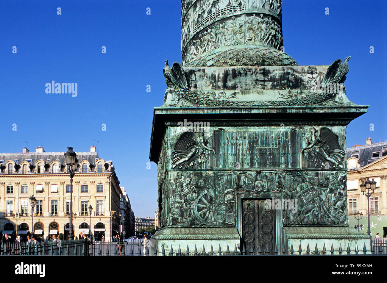 France, Paris, column in Place Vendome Stock Photo - Alamy
