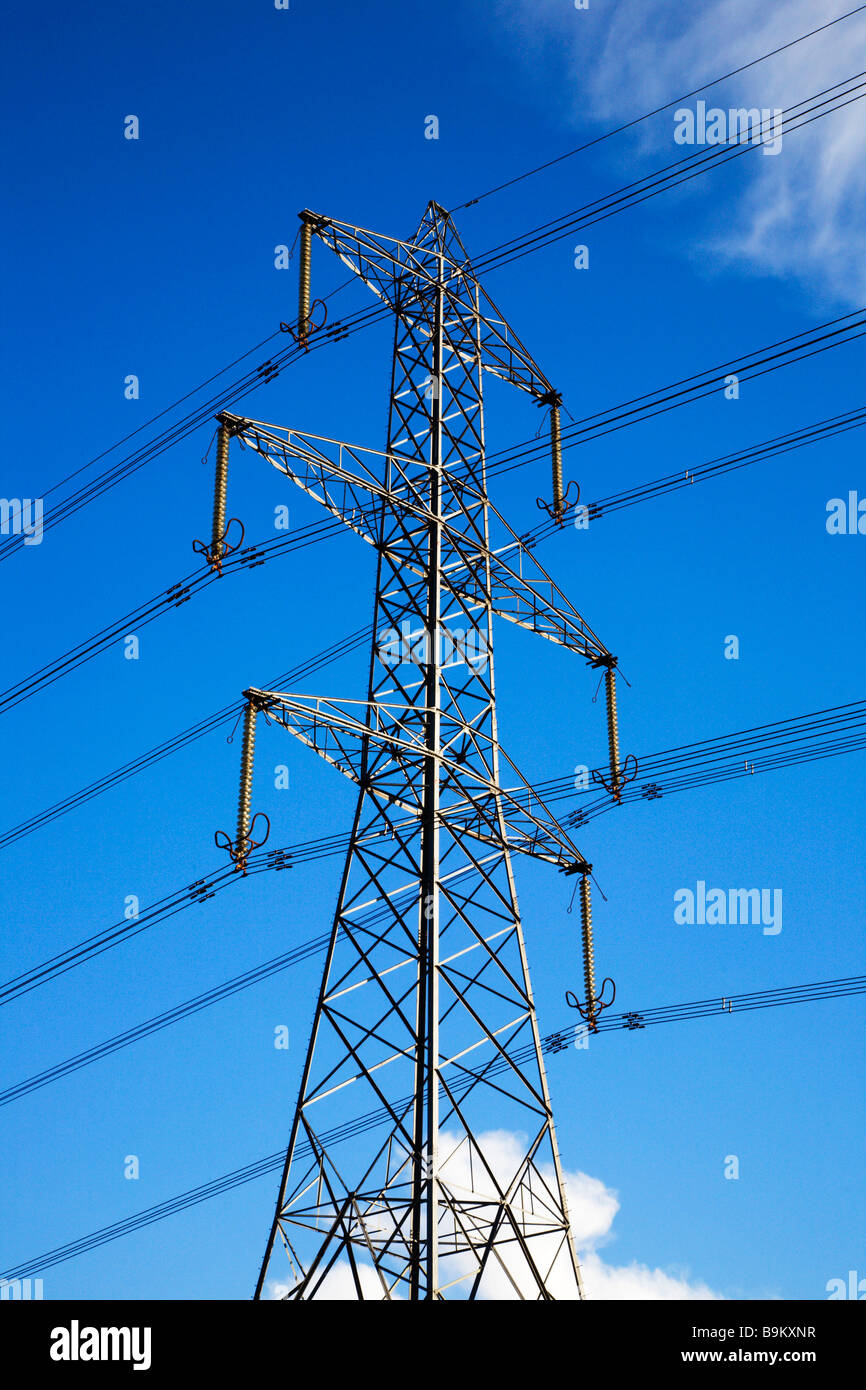 Pylon near Drax North Yorkshire England Stock Photo - Alamy