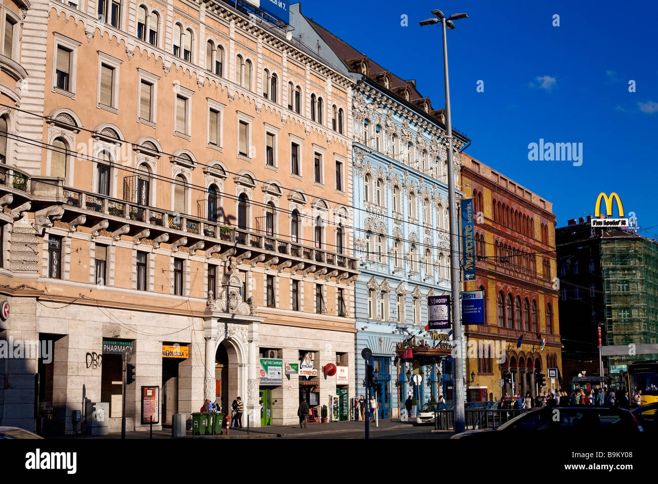 Hungary, Budapest, Pest District, Blaha Lujza Square Stock Photo - Alamy