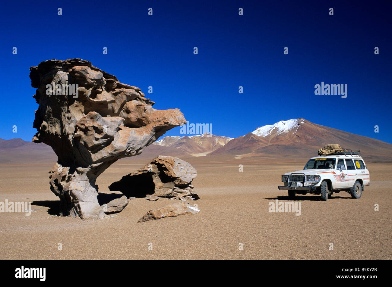 Bolivia, Potosi Department, Sur Lipez Province, four wheels drive trek ...