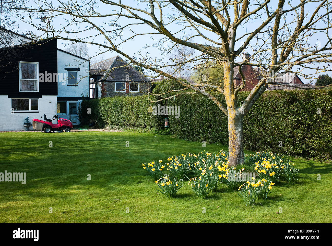Early lawn mower hi-res stock photography and images - Alamy