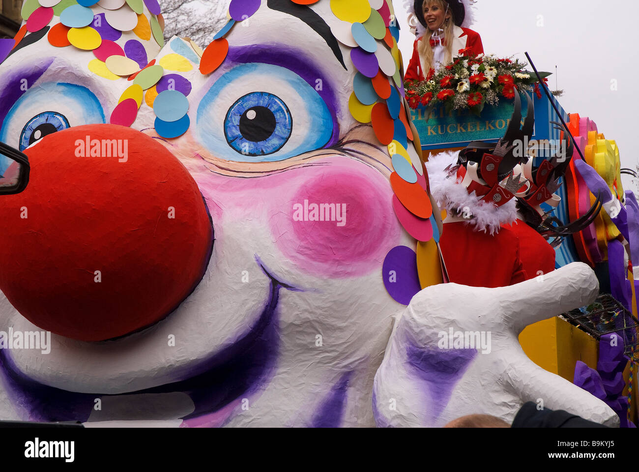 Germany, Cologne, Carnival in February, a float Stock Photo - Alamy