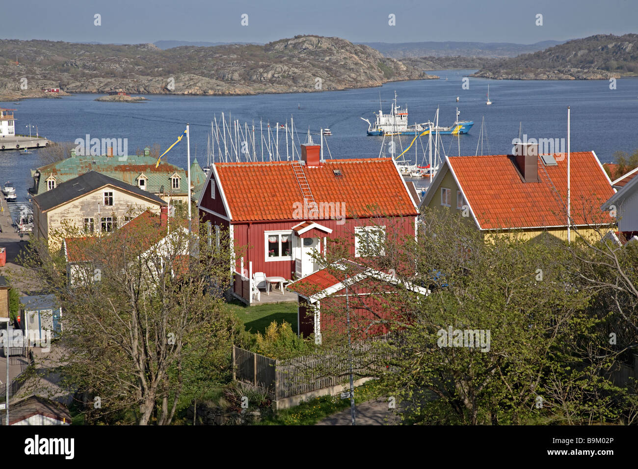 Townscape of Marstrand, Sweden Stock Photo - Alamy