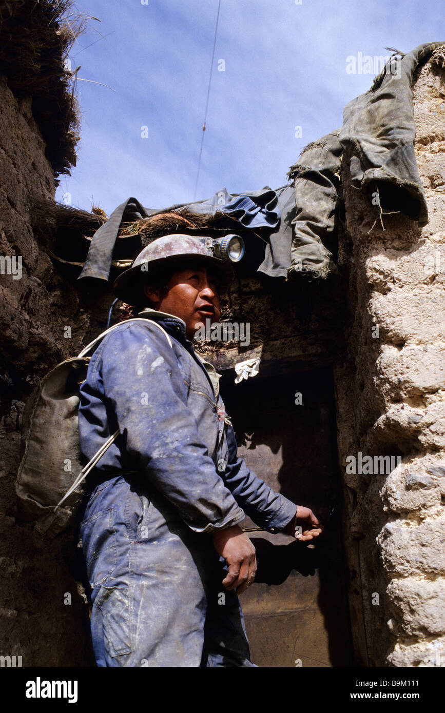 Bolivia, Potosi department, Potosi province, Potosi, Candelaria mine on ...