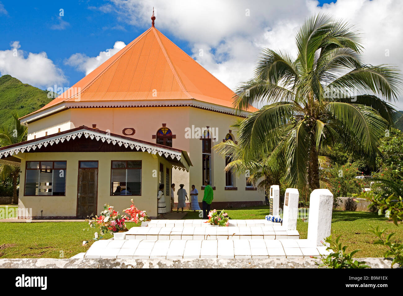 France, French Polynesia, Society Archipelago, Windward Islands, Moorea ...
