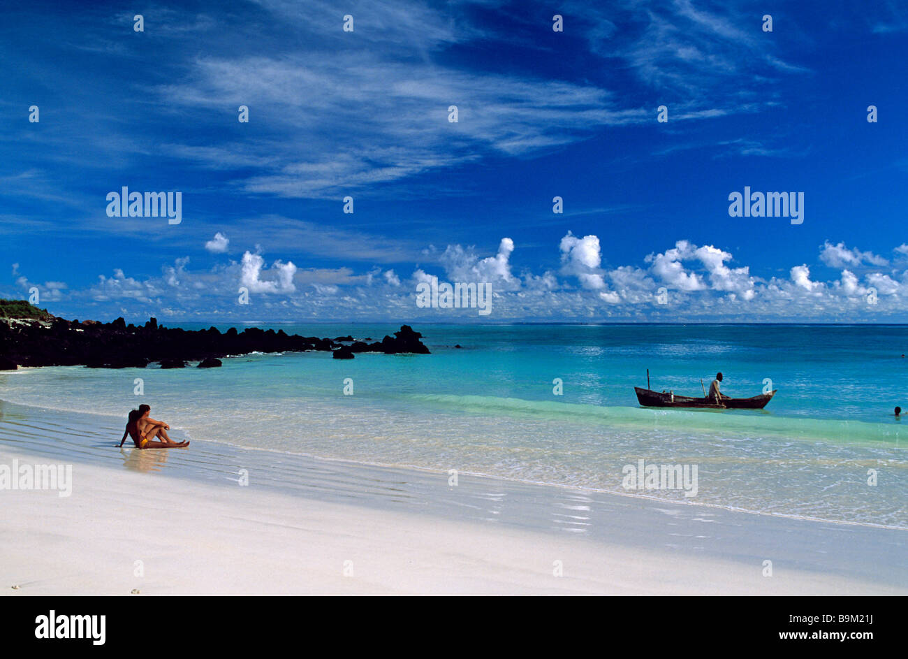 Comoros, Grande Comore, Galawa Beach Stock Photo - Alamy