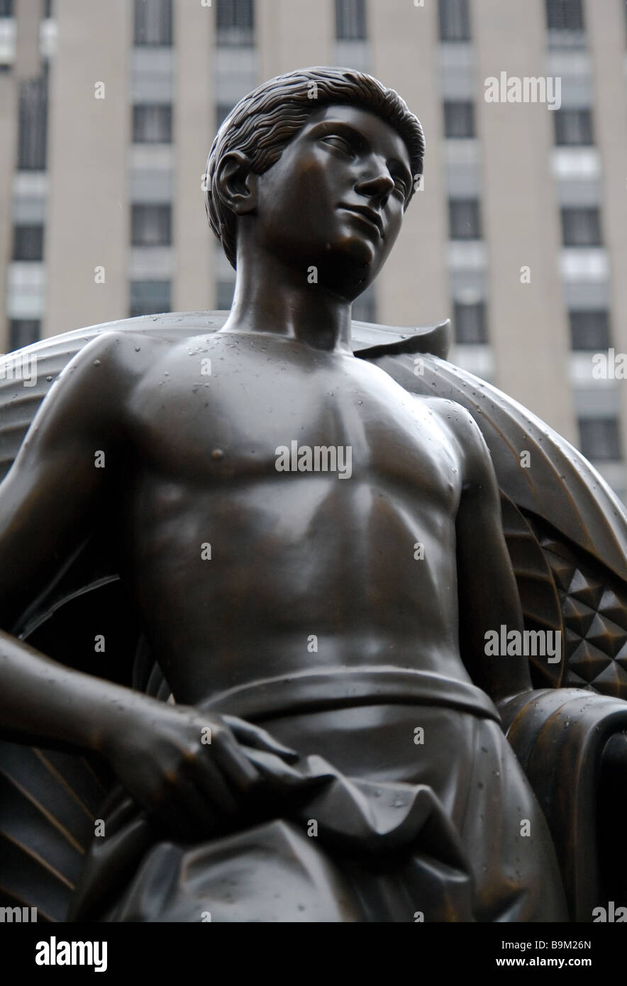 Statue by Paul Manship, "Youth Stock Photo - Alamy