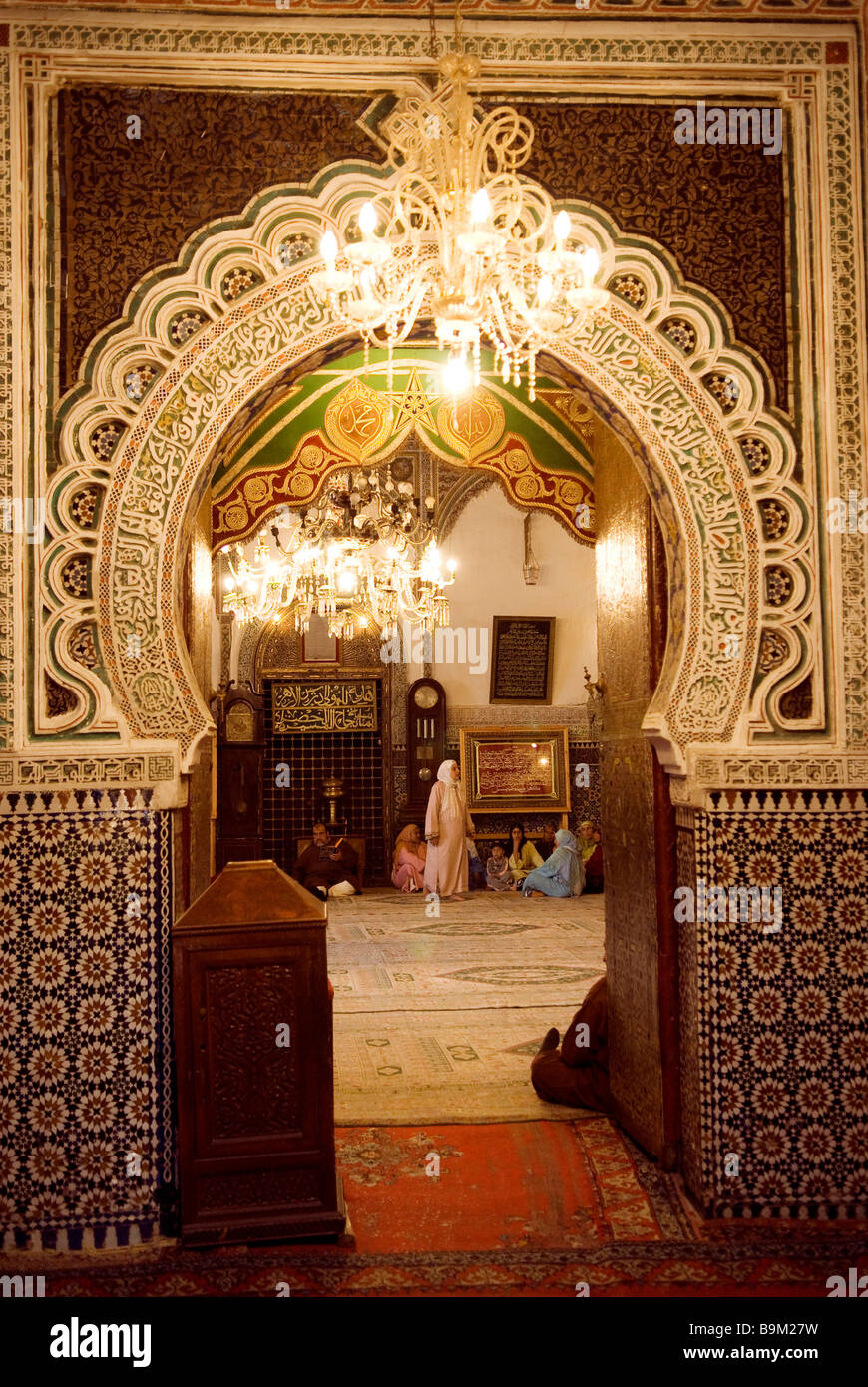 Morocco, Middle Atlas, Fes, Imperial City, Fes el Bali, medina ...