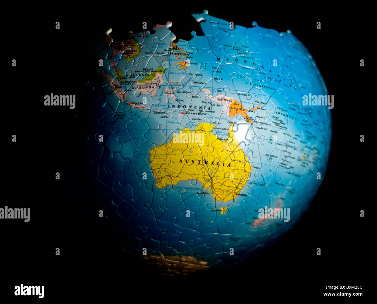 Partial globe picture earth hi-res stock photography and images - Alamy
