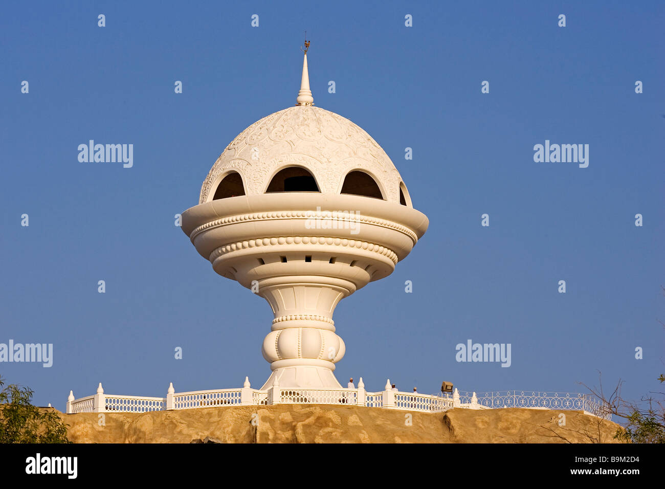 Oman Sultanate, Muscat, Riyam Park, monument in the shape of a giant ...