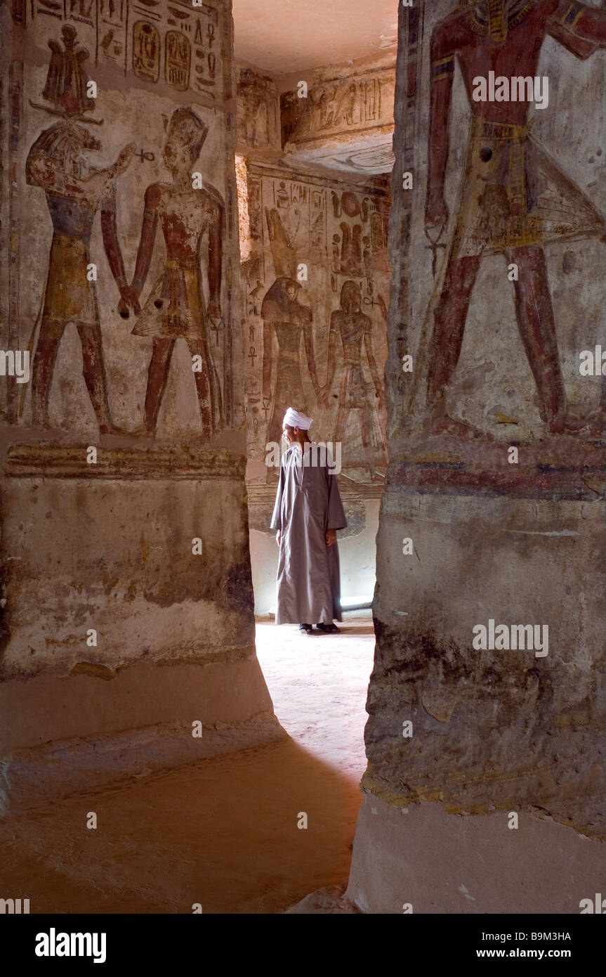 Egypt, Upper Egypt, Lake Nasser, Amada Temples site, Derr Temple Stock ...