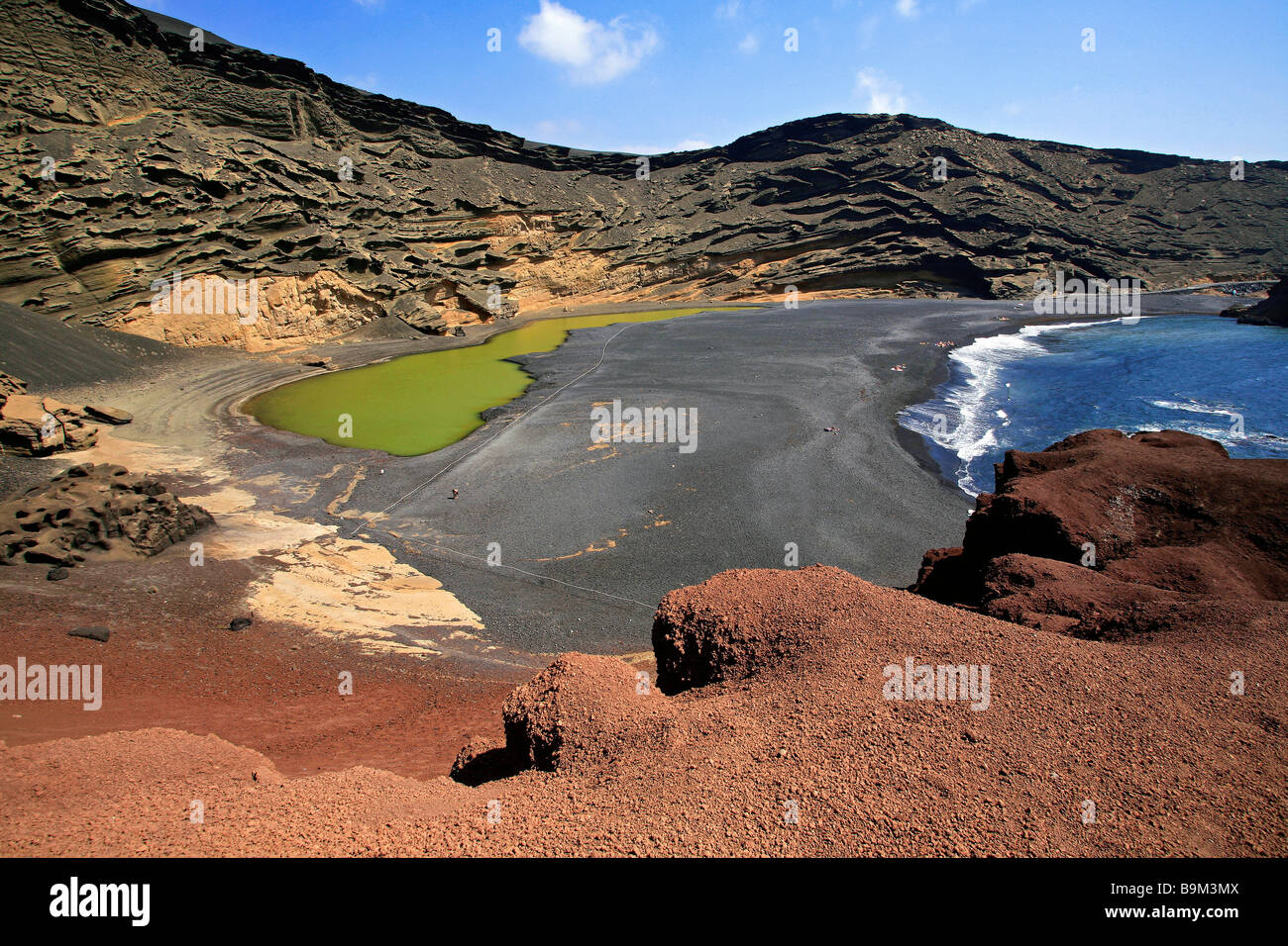 Spain, Canary Islands, Lanzarote Island, Biosphere reserve, El Golfo ...