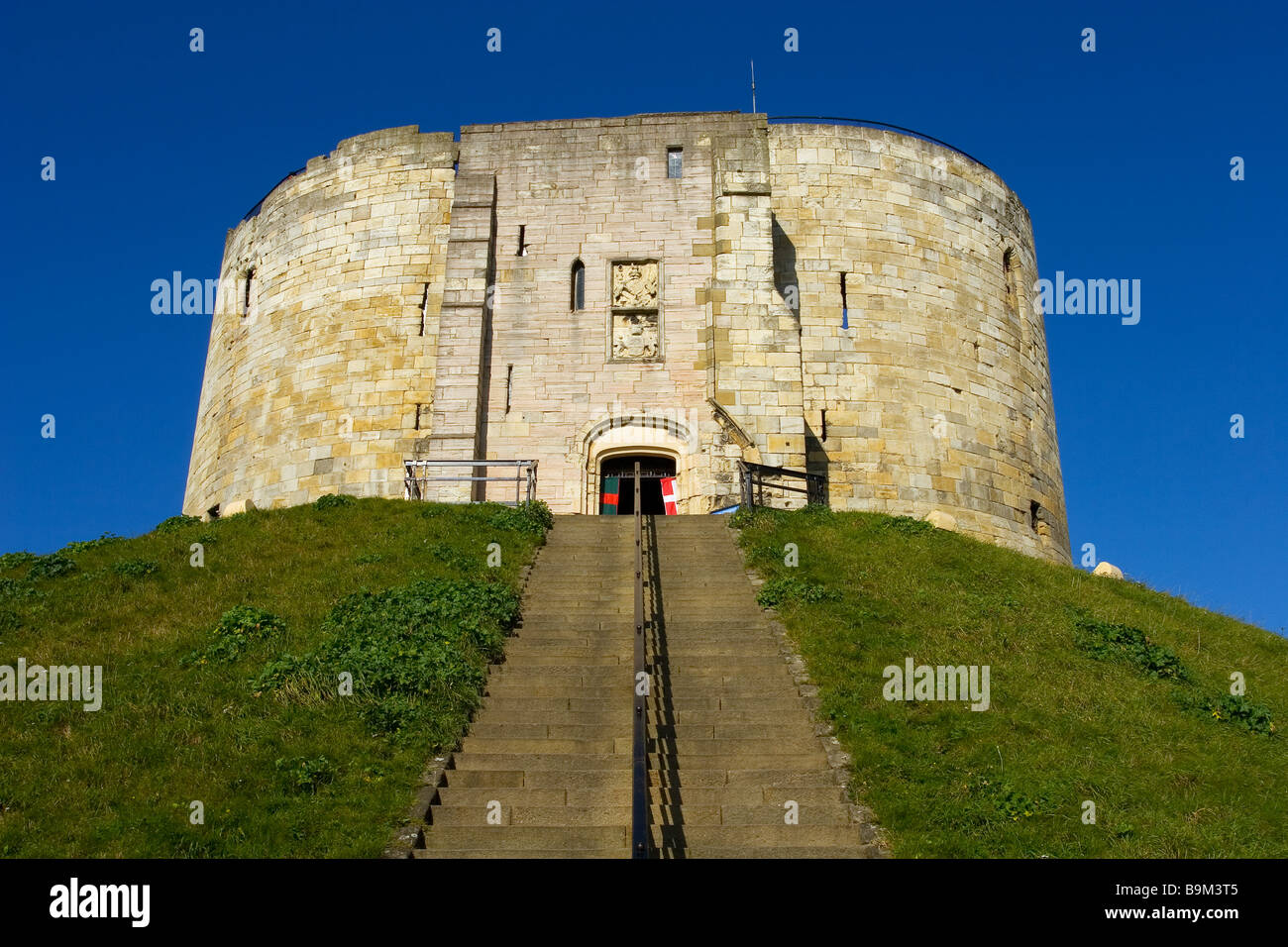 Clifford's Tower in the City of York, England Stock Photo - Alamy