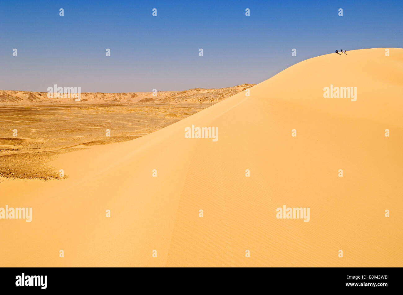 Egypt, Libyan Desert, dunes towards Bahariya (Bahareyya) Oasis Stock Photo - Alamy
