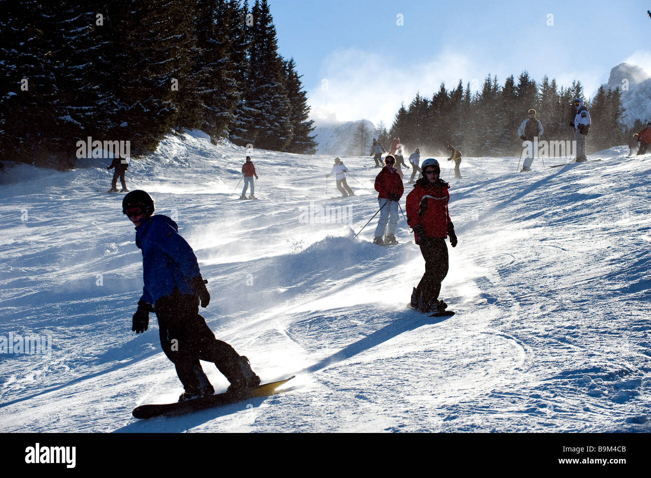 Courchevel 1850 hi-res stock photography and images - Alamy
