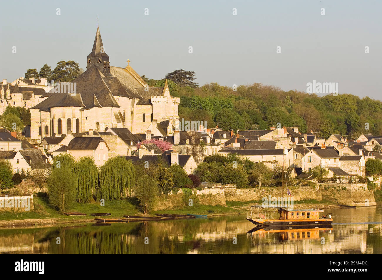 France, Indre et Loire, Candes Saint Martin village, labelled Les Plus ...