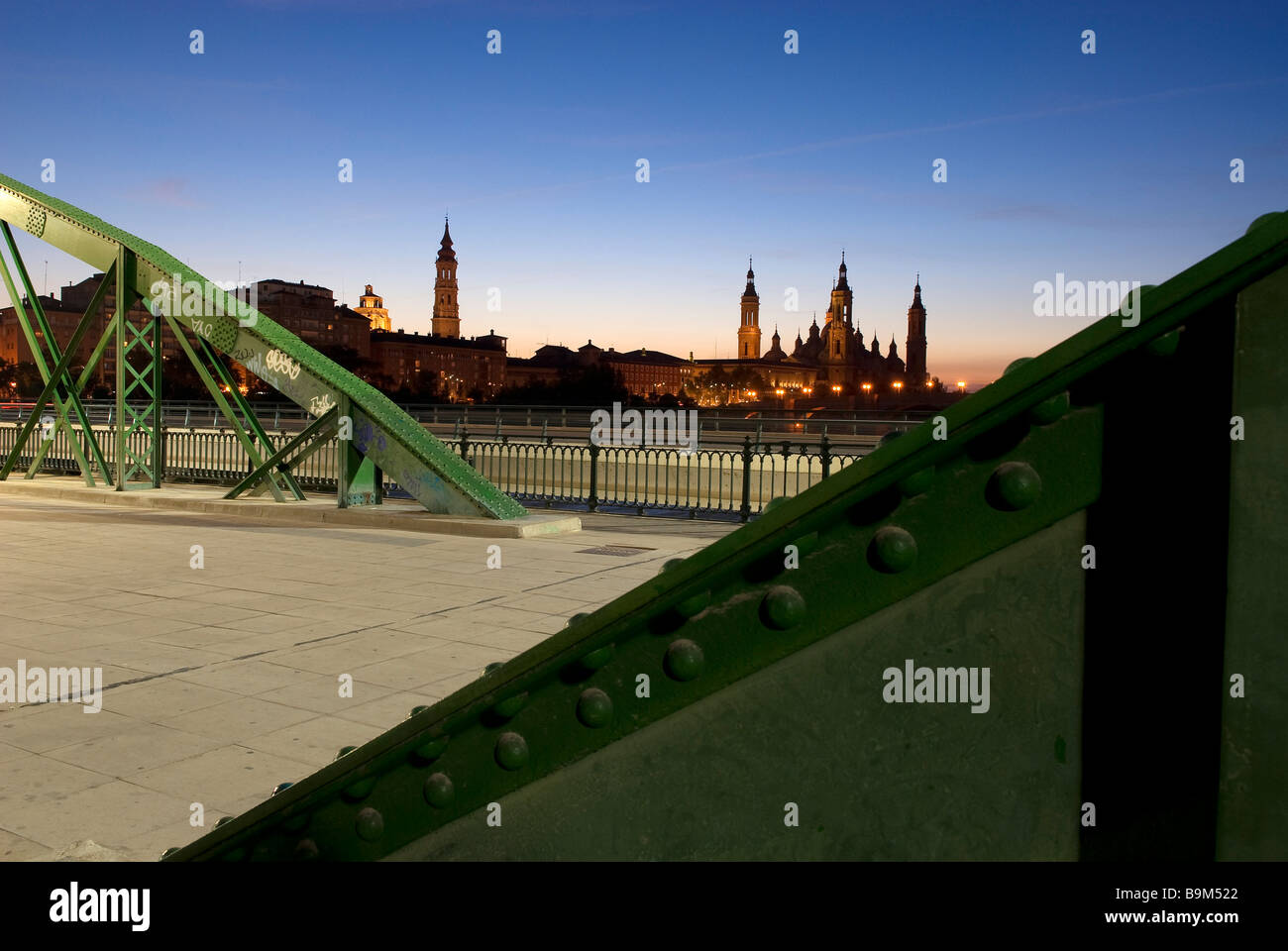 Spain, Aragon, Zaragoza, the Basilica del Pilar (Our Lady of Pilar ...