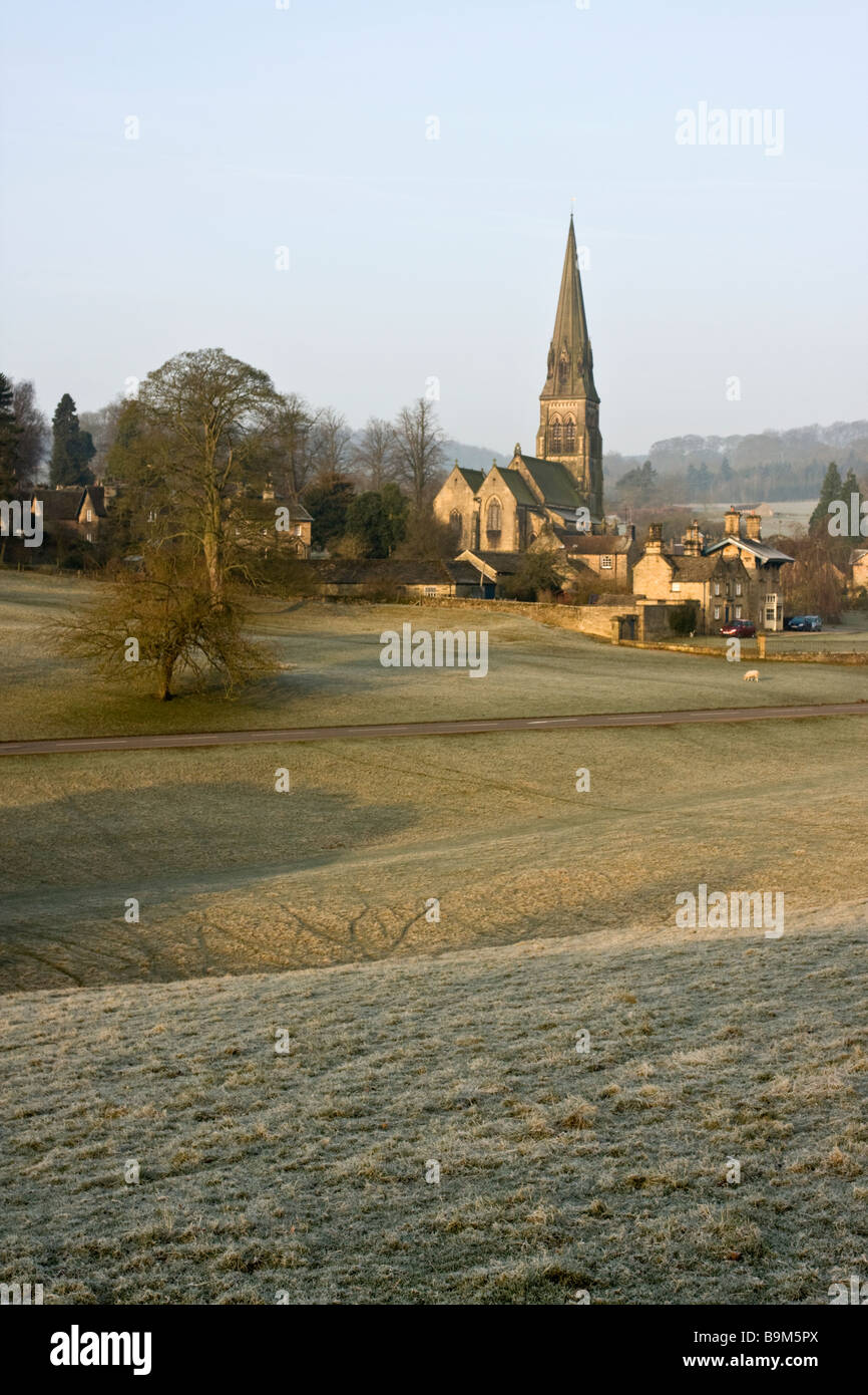 Edensor Church,Chatsworth Estate,Peak District National Park ...