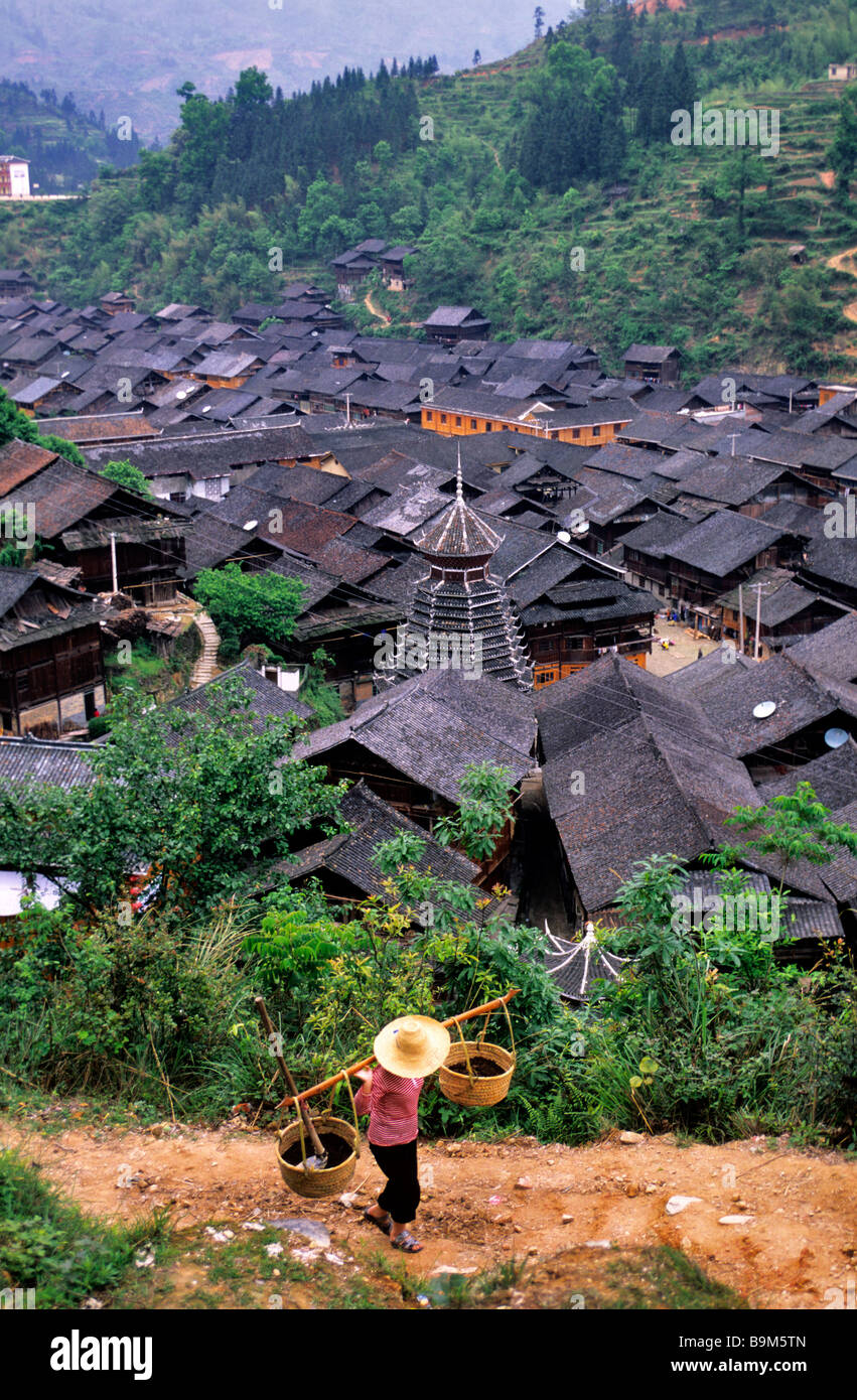 China, Guizhou province, Zhaoxing Stock Photo - Alamy