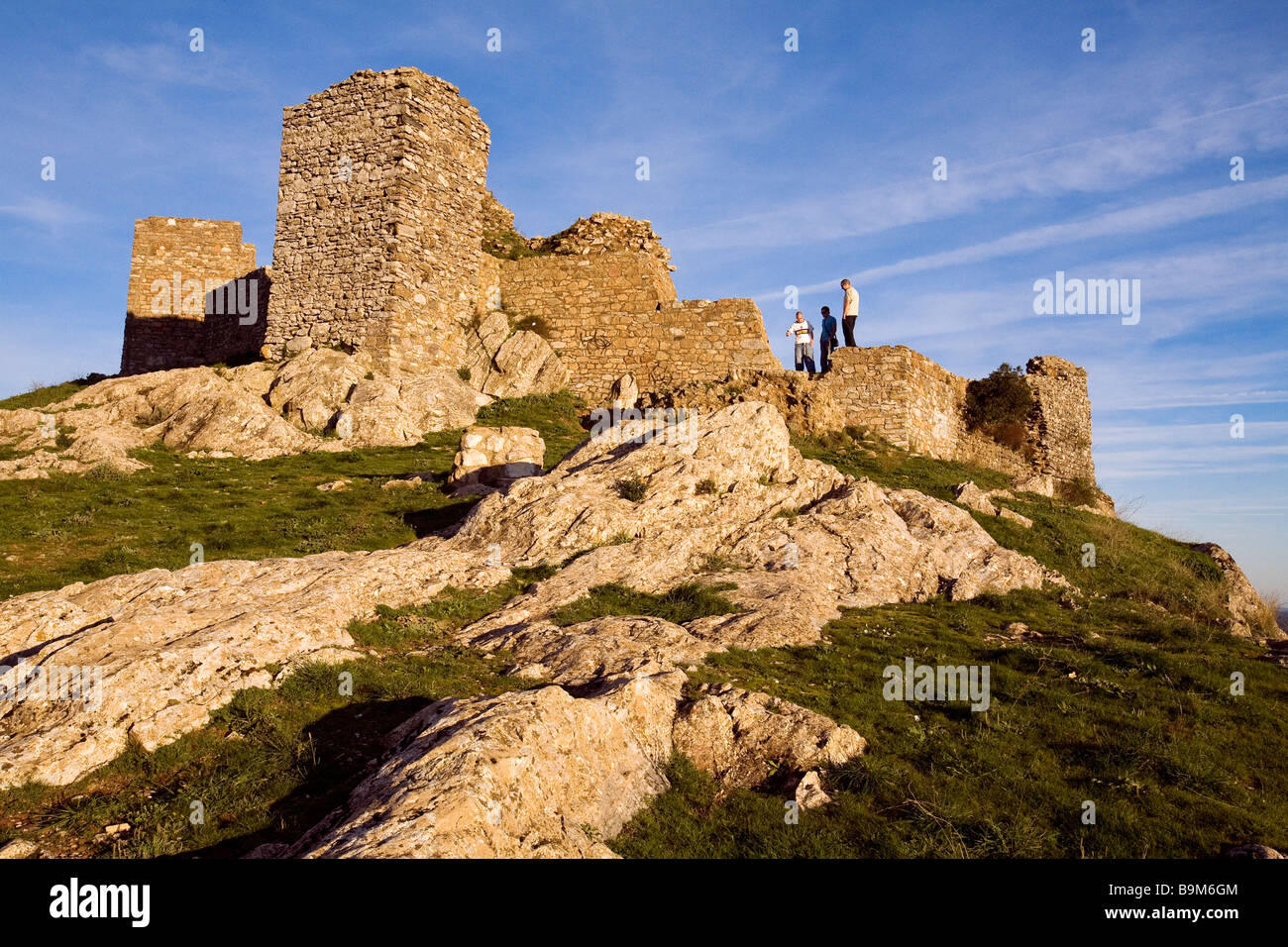 Spain, Andalucia, Huelva Province, Aracena, Castle Stock Photo - Alamy