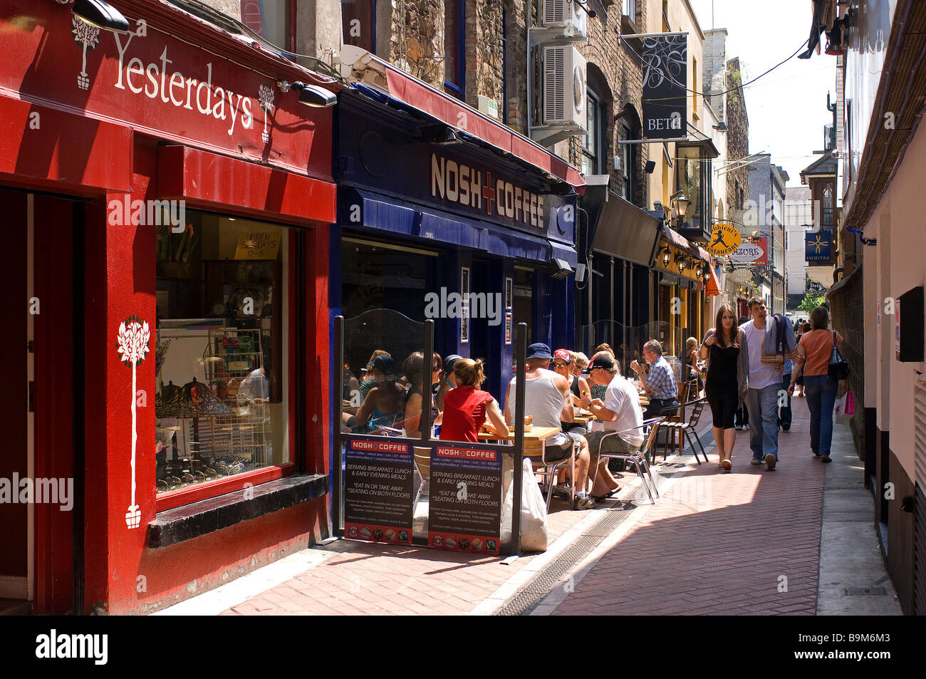 Ireland, County Cork, Cork, shopping street Stock Photo - Alamy