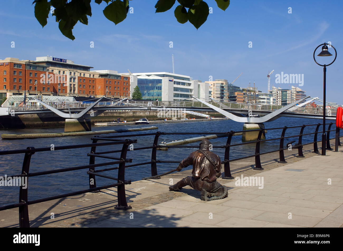 Ireland, County Dublin, Dublin, Sean O'Casey Bridge, by architects ...