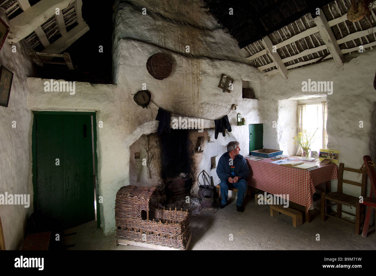 Ireland, County Galway, Aran Islands, Inishmaan, Teach Synge or John ...