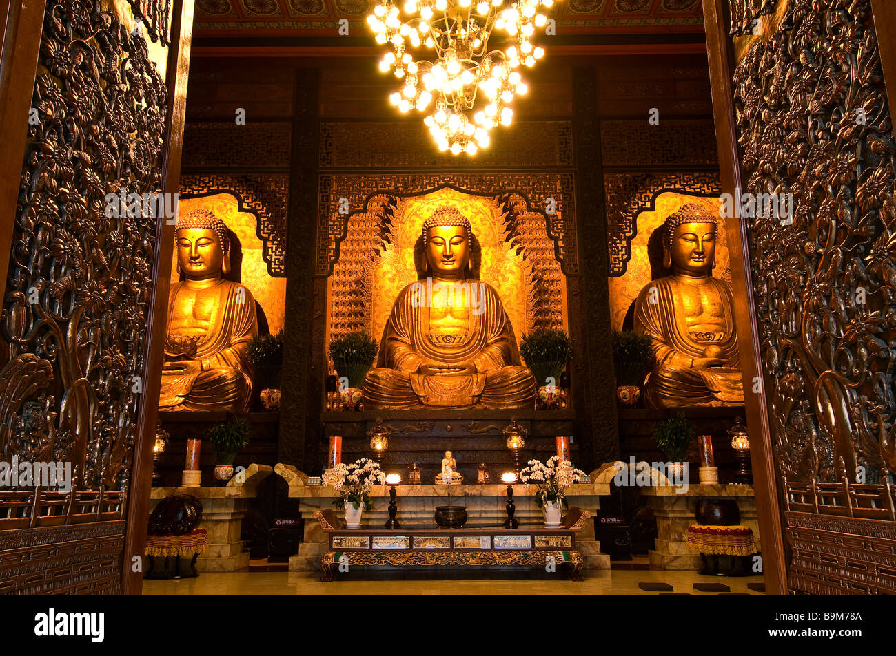 Taiwan, Kaohsiung district, Dashu, Fo Guang Shan Buddhist monastery ...