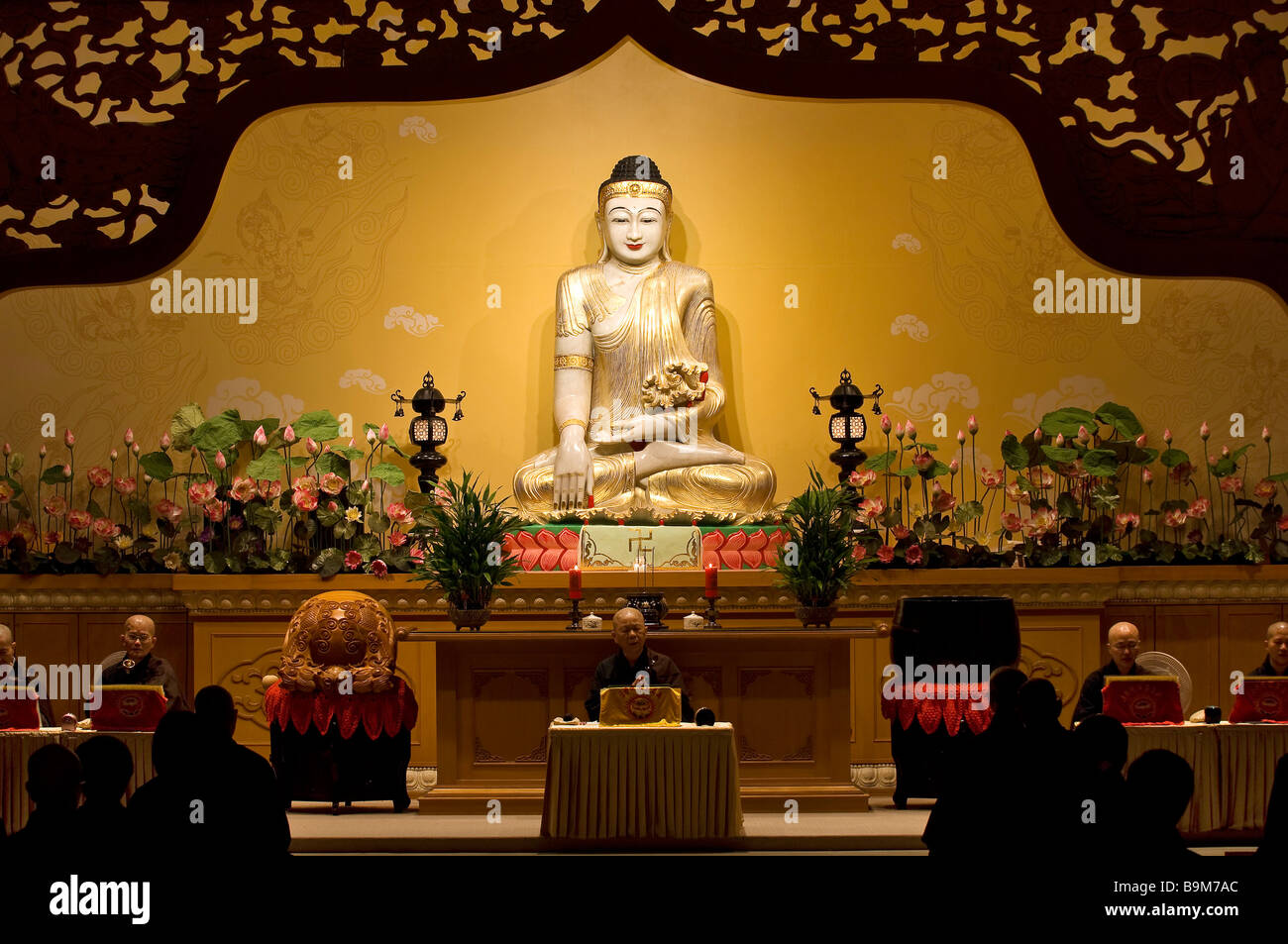 Taiwan, Kaohsiung district, Dashu, Fo Guang Shan Buddhist monastery ...