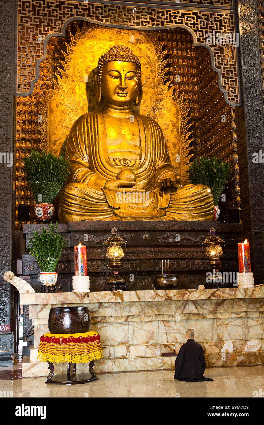 Taiwan, Kaohsiung district, Dashu, Fo Guang Shan Buddhist monastery ...