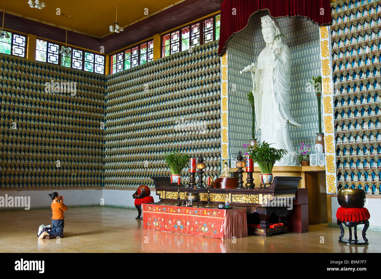 Taiwan, Kaohsiung district, Dashu, Fo Guang Shan Buddhist monastery ...