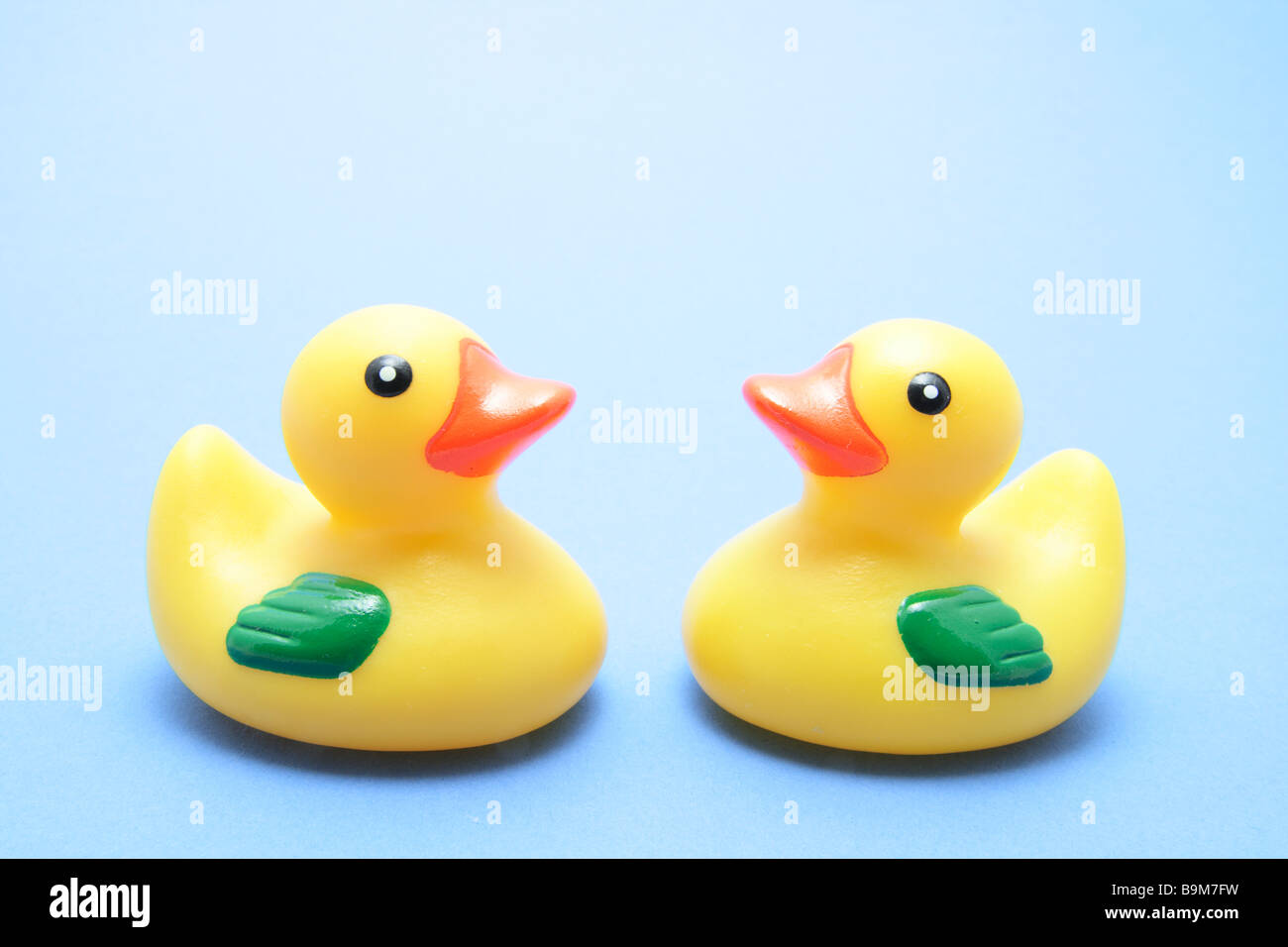 Pair of Rubber Ducks Stock Photo - Alamy