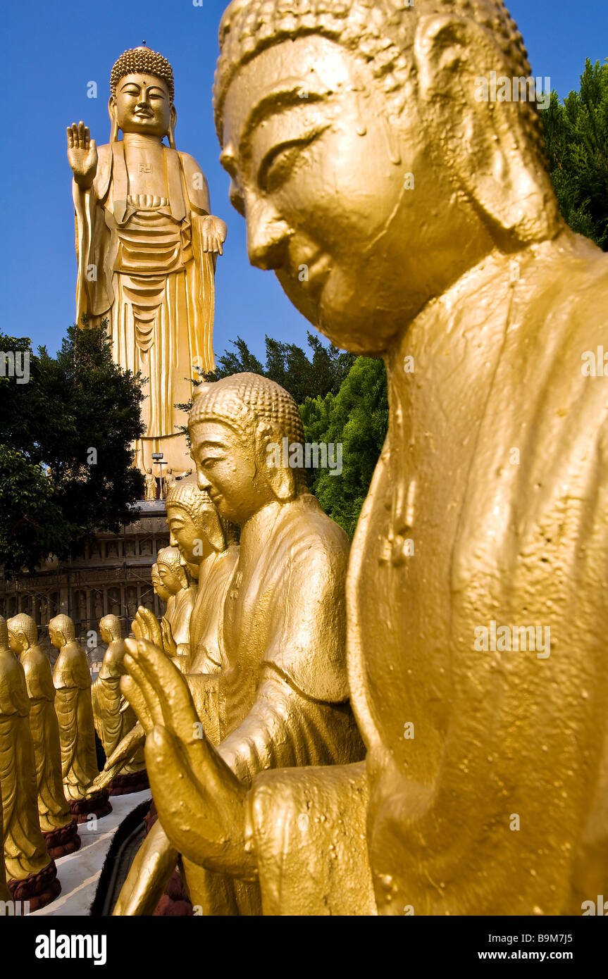 Taiwan, Kaohsiung district, Dashu, Fo Guang Shan Buddhist monastery ...