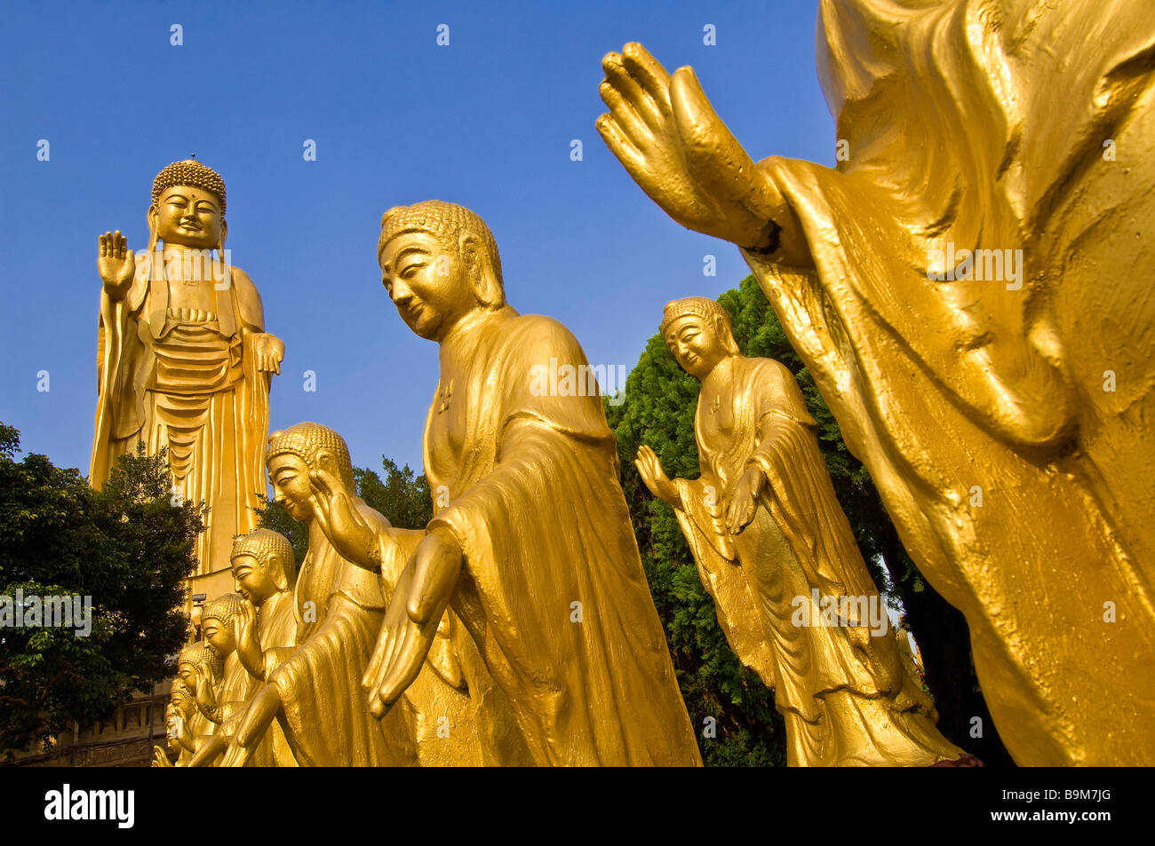 Taiwan, Kaohsiung district, Dashu, Fo Guang Shan Buddhist monastery ...