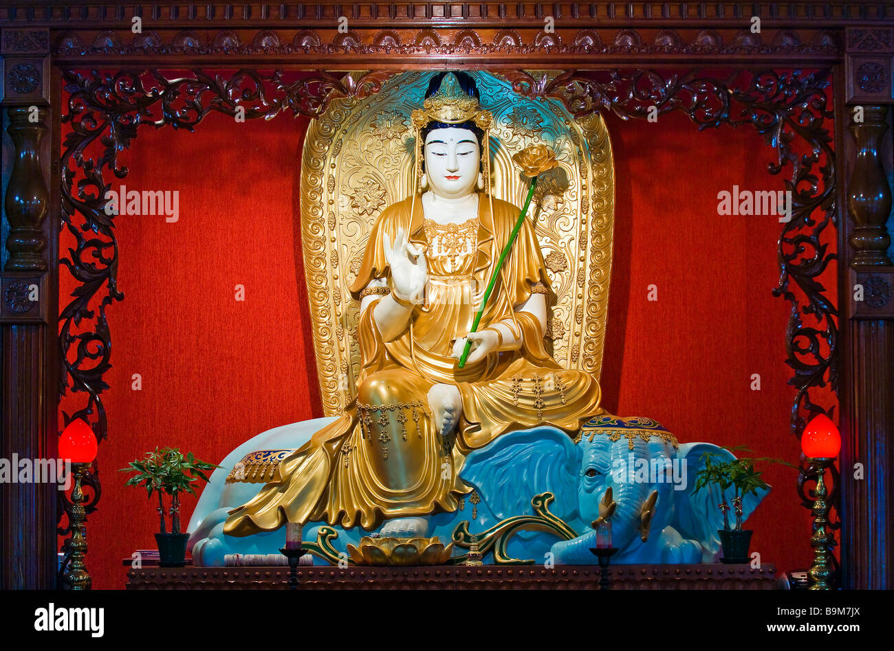 Taiwan, Kaohsiung district, Dashu, Fo Guang Shan Buddhist monastery ...