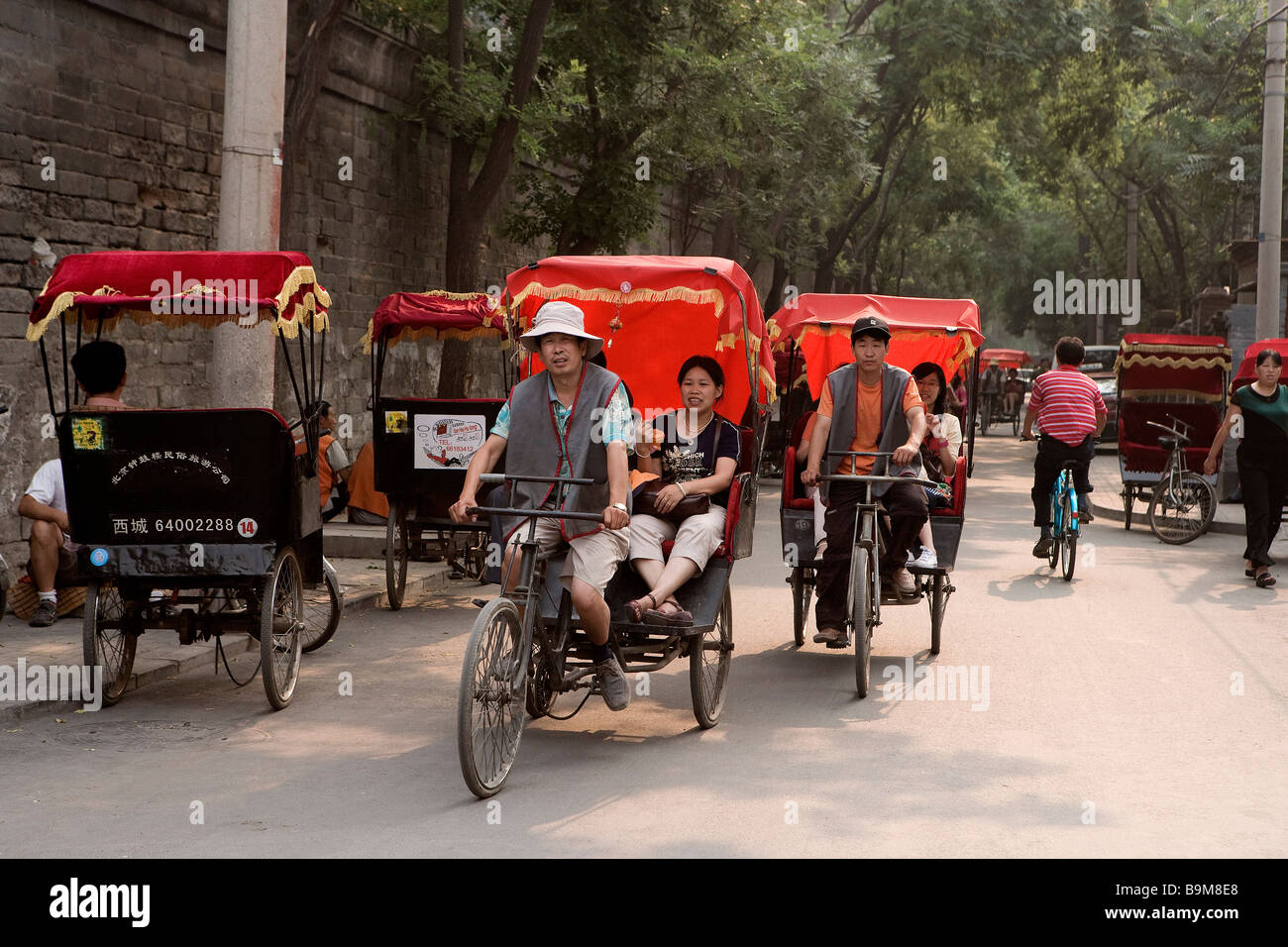 China, Beijing, rickshaw Stock Photo - Alamy