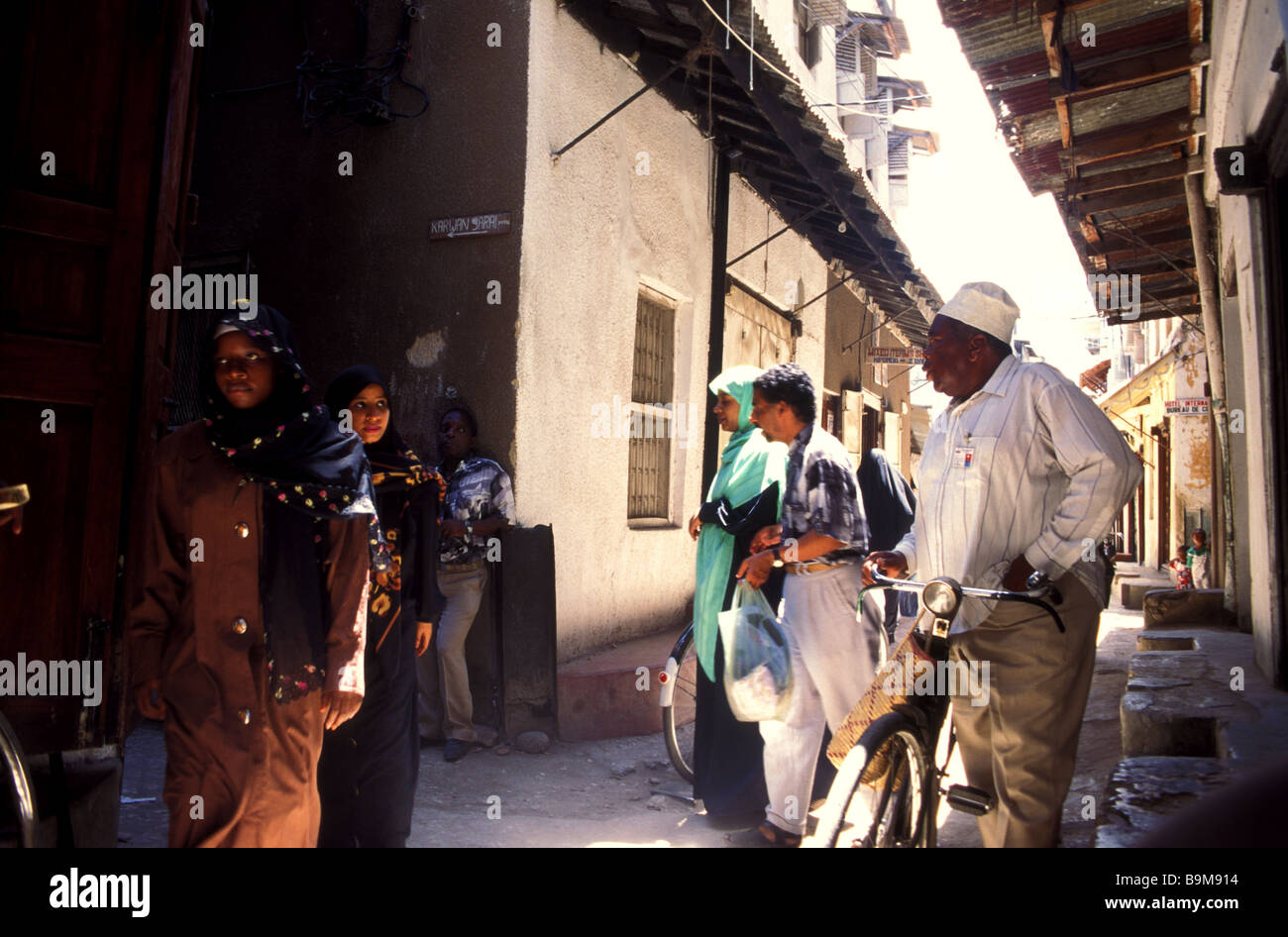 old stone town zanzibar tanzania Stock Photo - Alamy