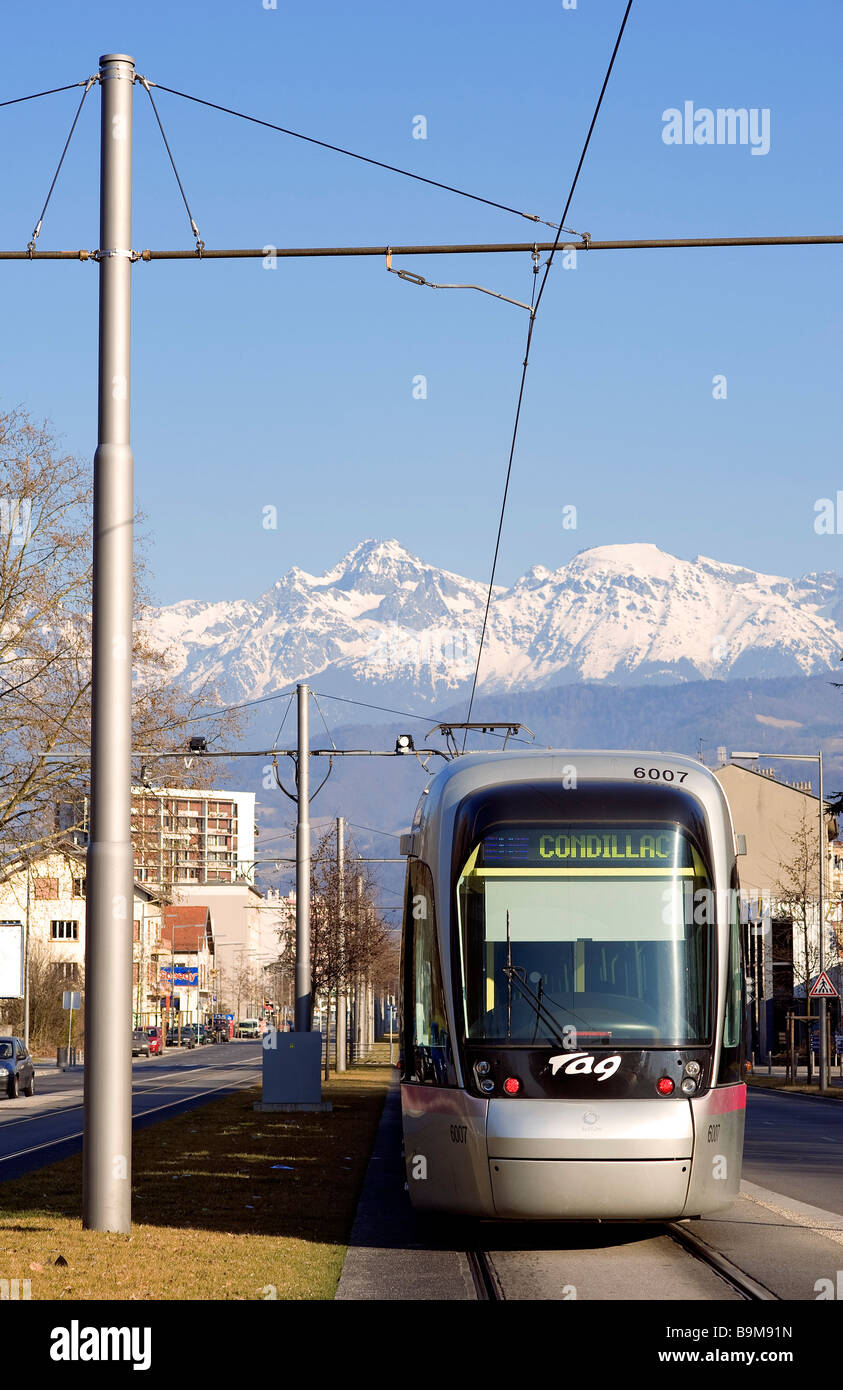 Tram in grenoble france hi-res stock photography and images - Alamy