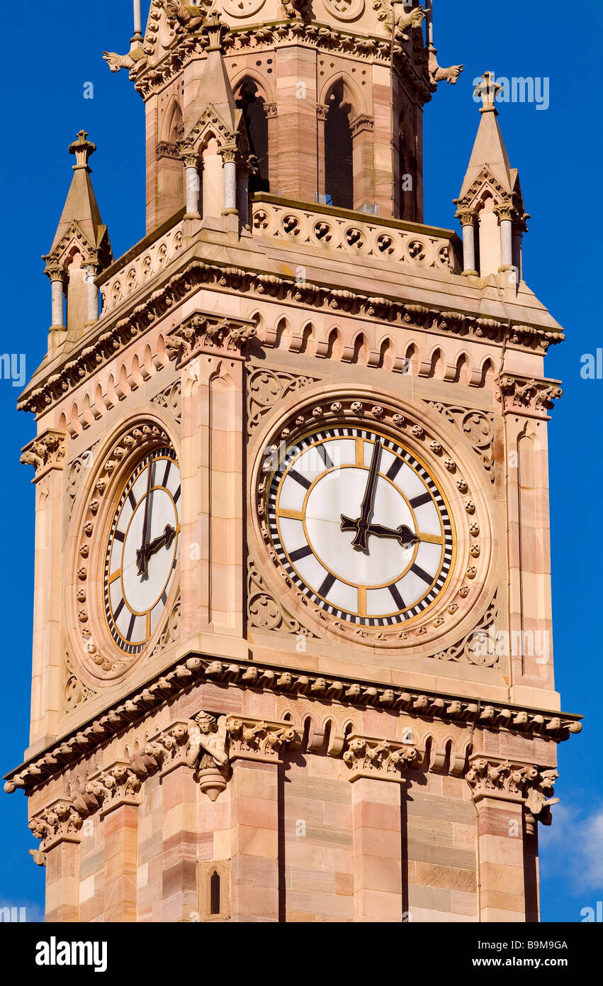 United Kingdom, Northern Ireland, Belfast, Clock Tower Stock Photo - Alamy
