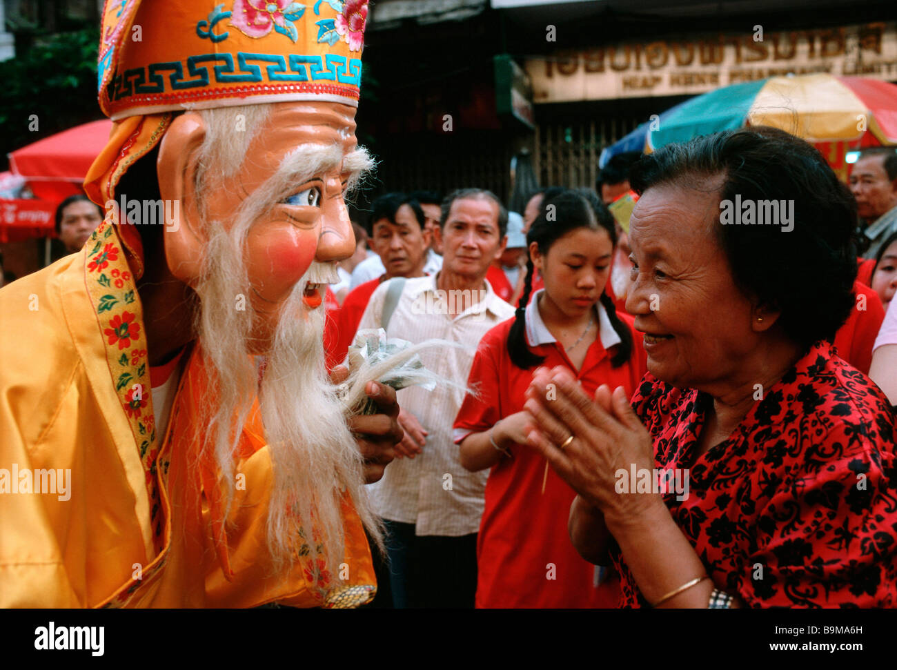 Chinese new year masks hi-res stock photography and images - Alamy
