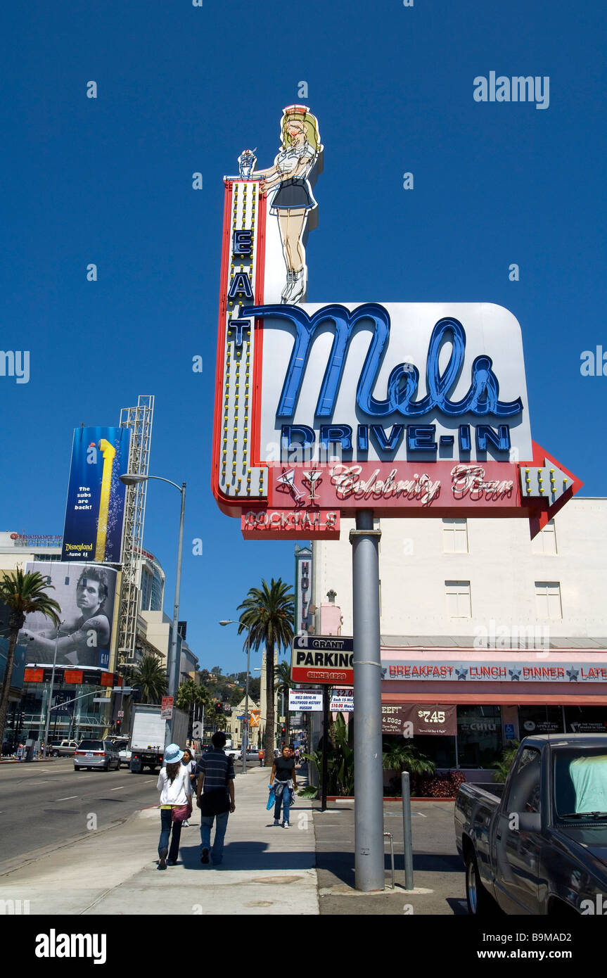 Mels drive in hollywood hi-res stock photography and images - Alamy