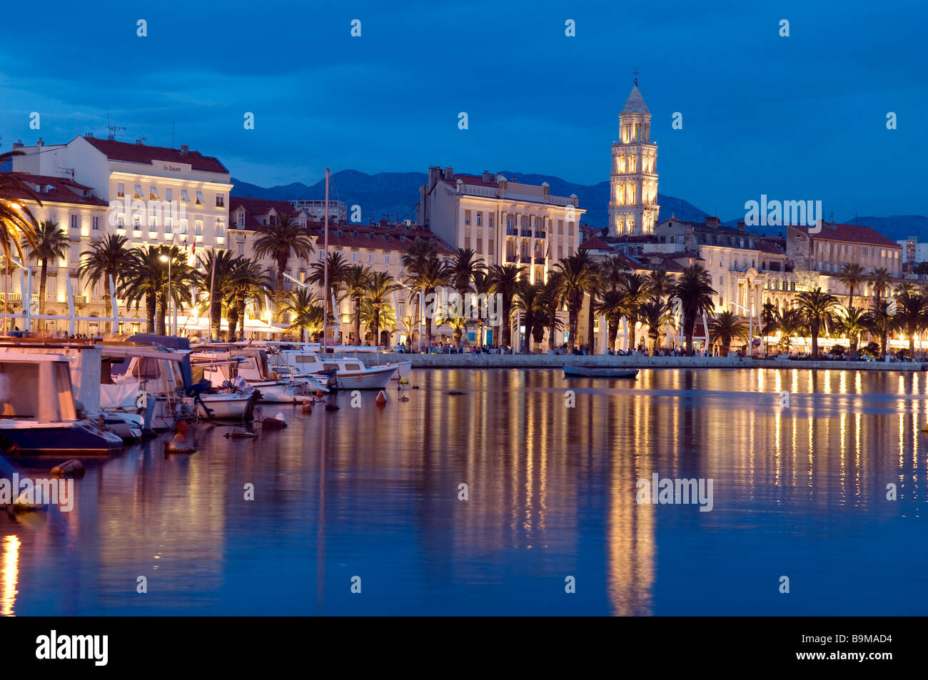 Croatia, Dalmatian coast, Split, old Roman city classified as World ...