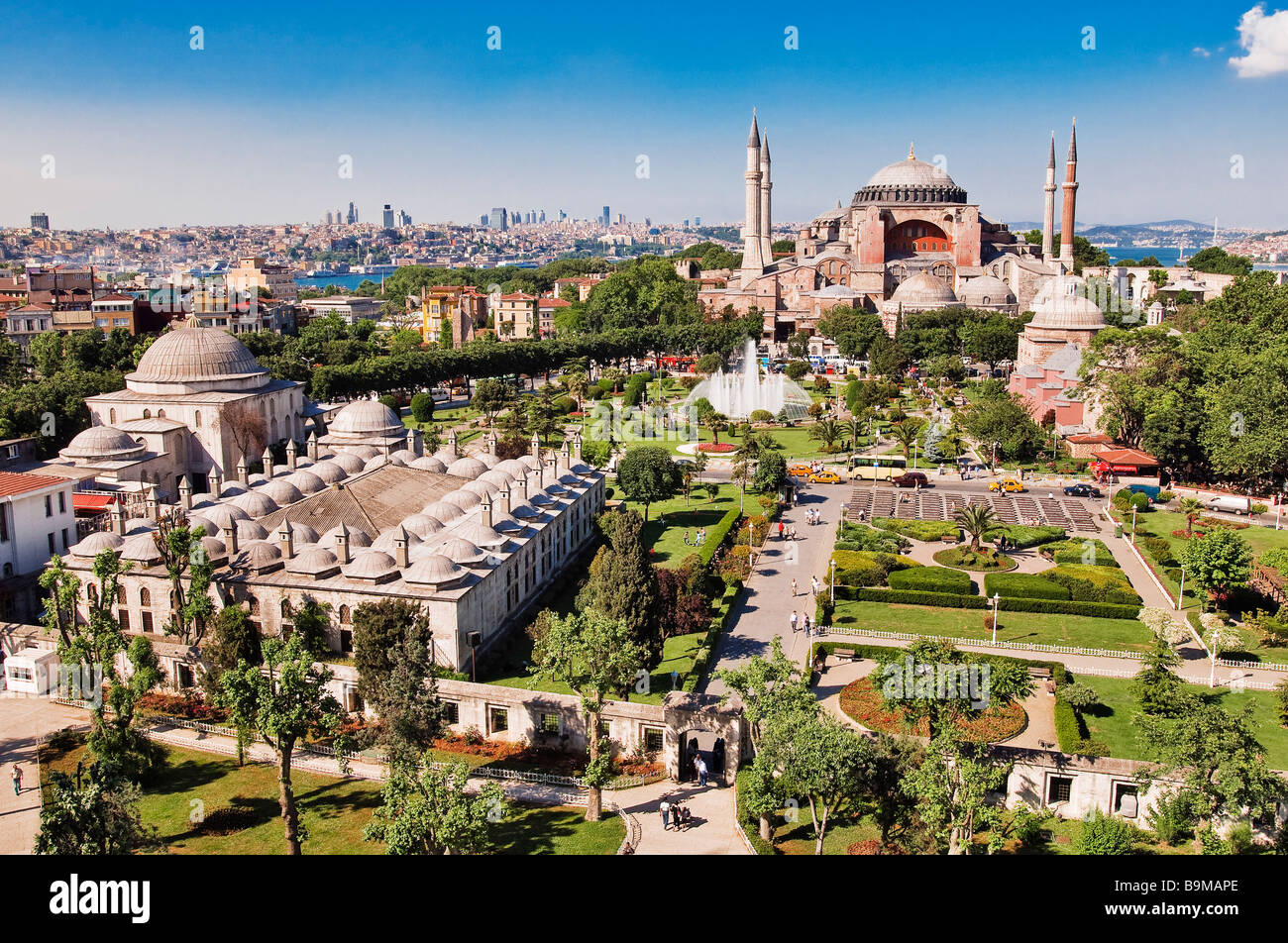 Turkey, Istanbul, Sultanahmet district, classified as World Heritage by ...