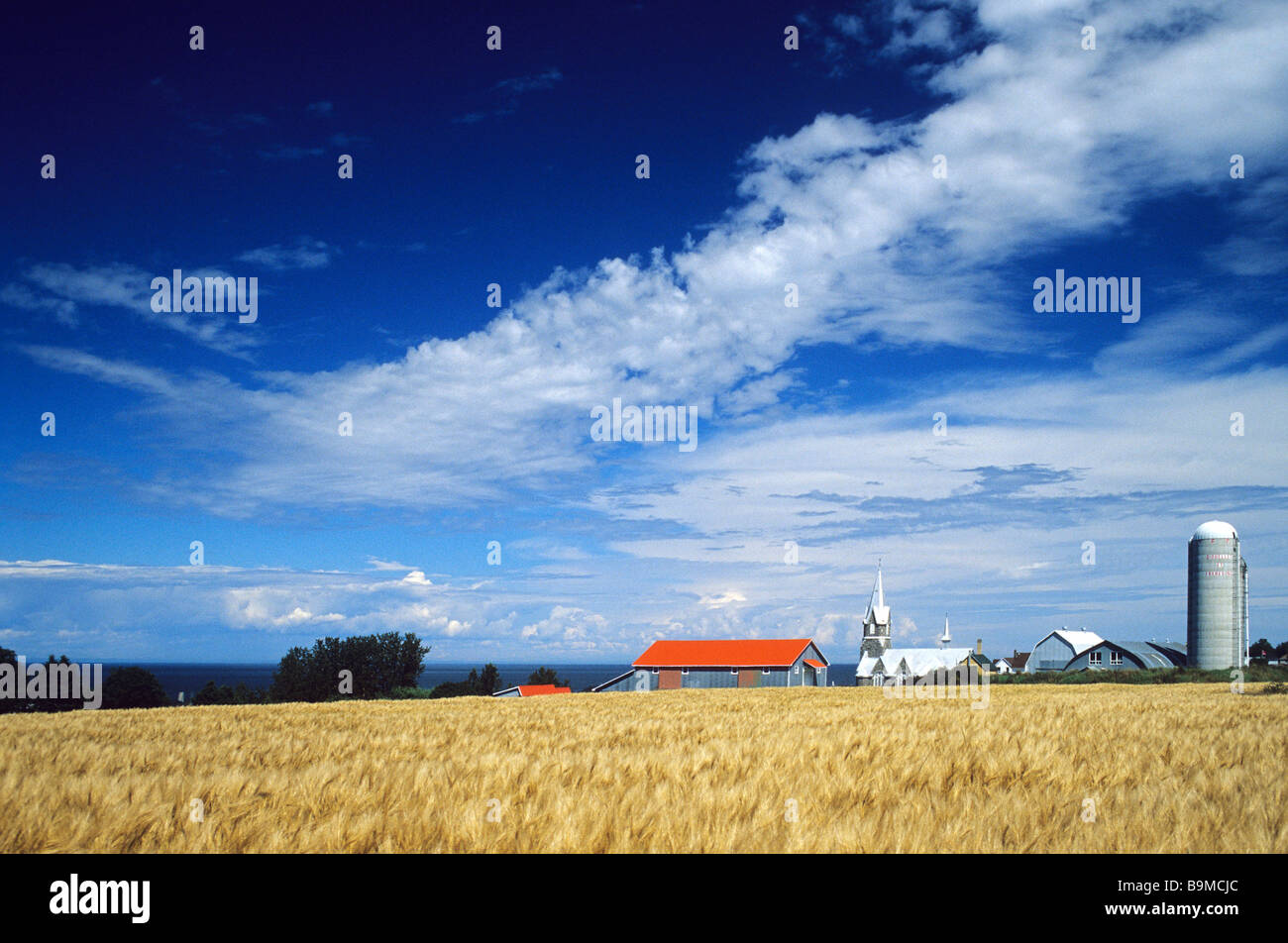 Canada, Quebec Province, Bas Saint Laurent Region, countryside ...