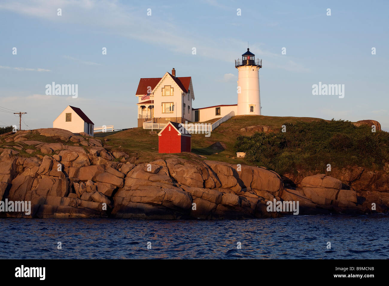 United States, Maine, Cape Neddick, Nubble Lighthouse Stock Photo - Alamy