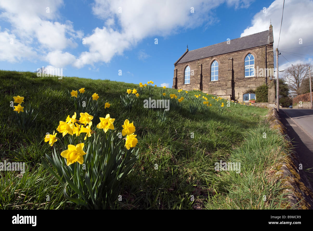 Beeley Weslyan Chapel, Derbyshire, England, "Great Britain Stock Photo ...